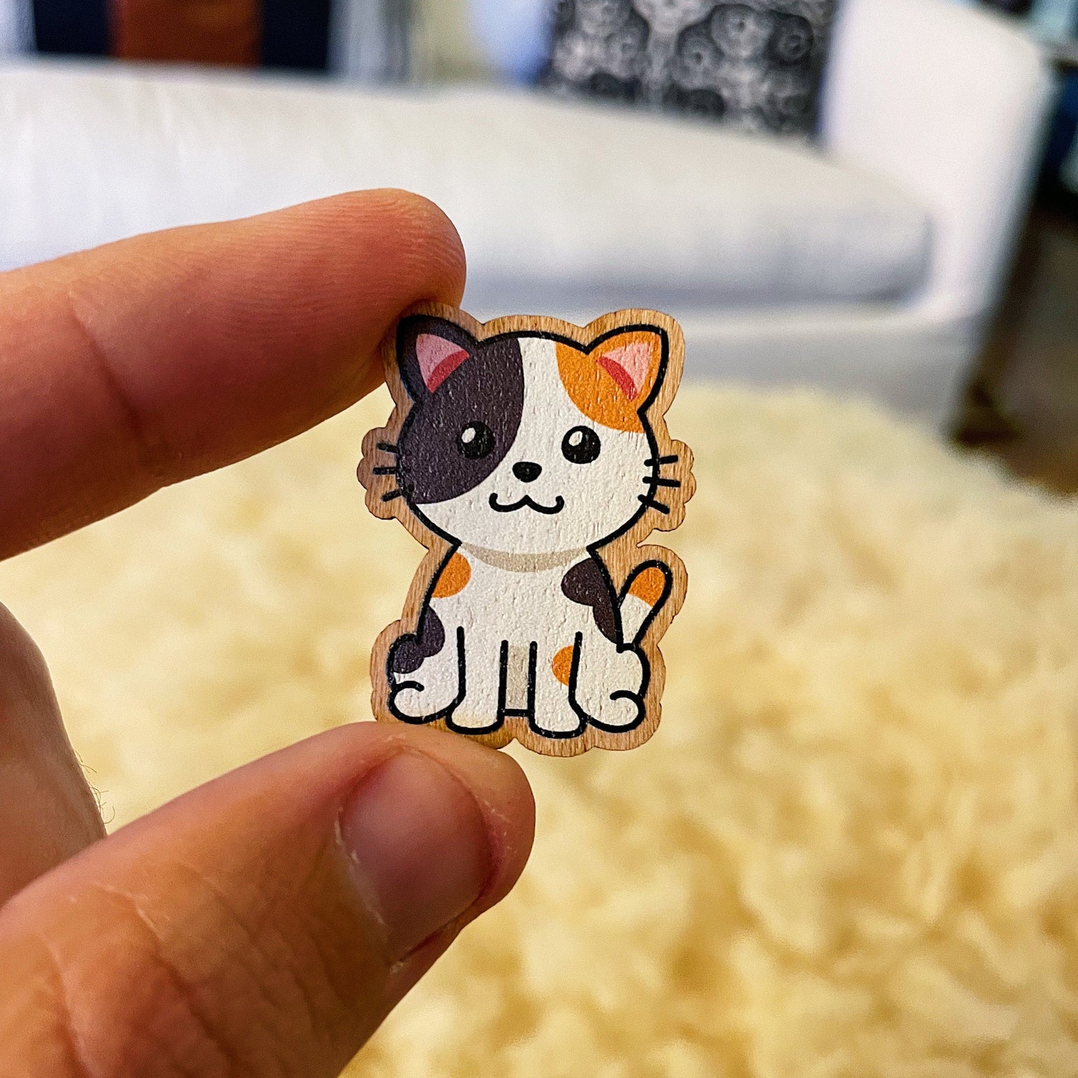 Custom Wooden Stickers, wooden decals, & labels. Engraved & full Color ...