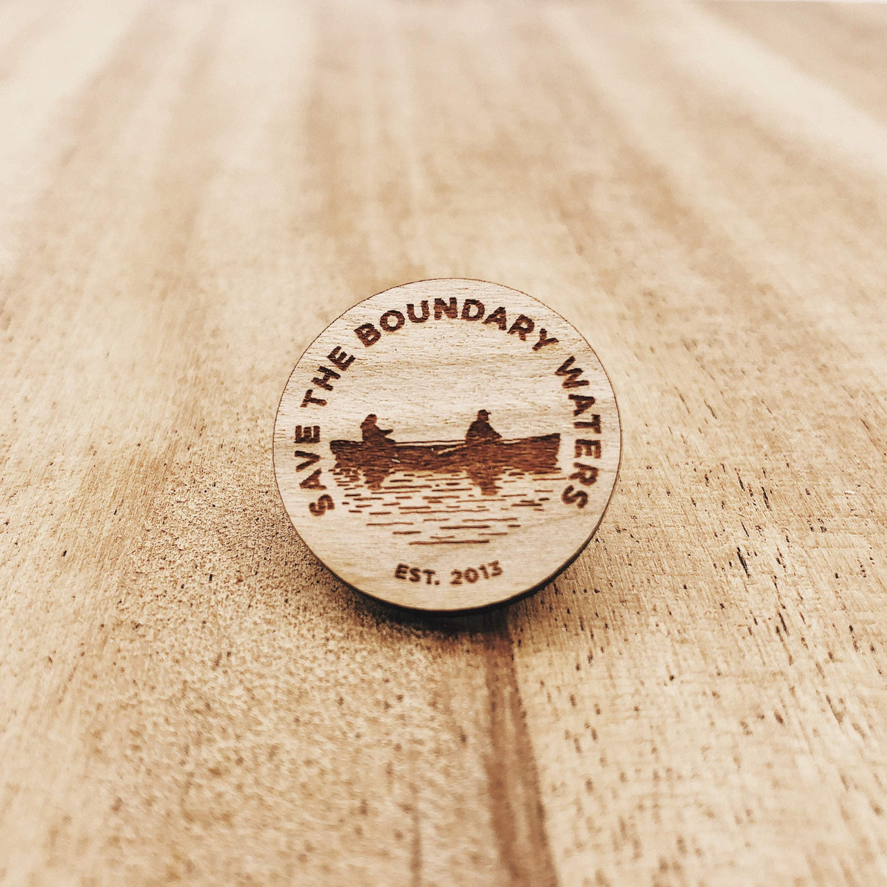 Custom Wood Pins, Wooden badges, wood name tags. Engraved & Full Color ...