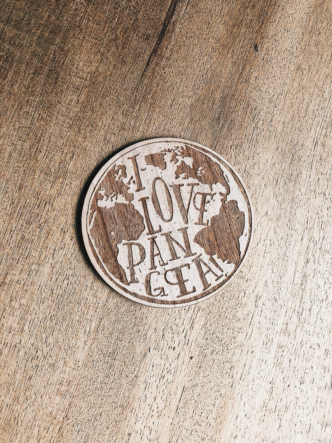 I LOVE PANGEA Wooden Sticker Pack - Laptop Decal, Vinyl stickers ...